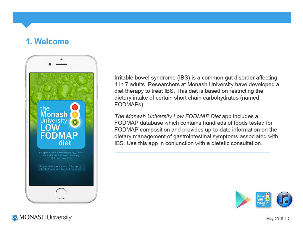 Low FODMAP Diet App User Guide